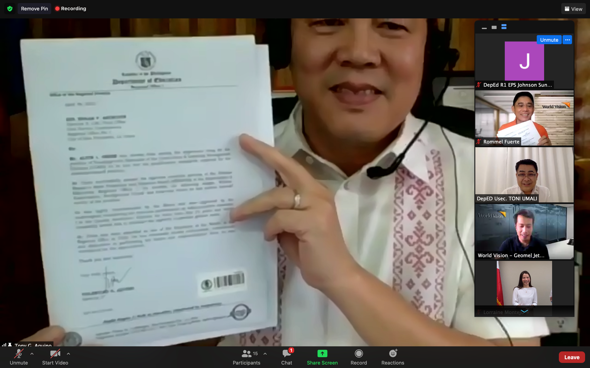 DepEd Region 1 inks partnership with World Vision Philippines | DepEd RO1