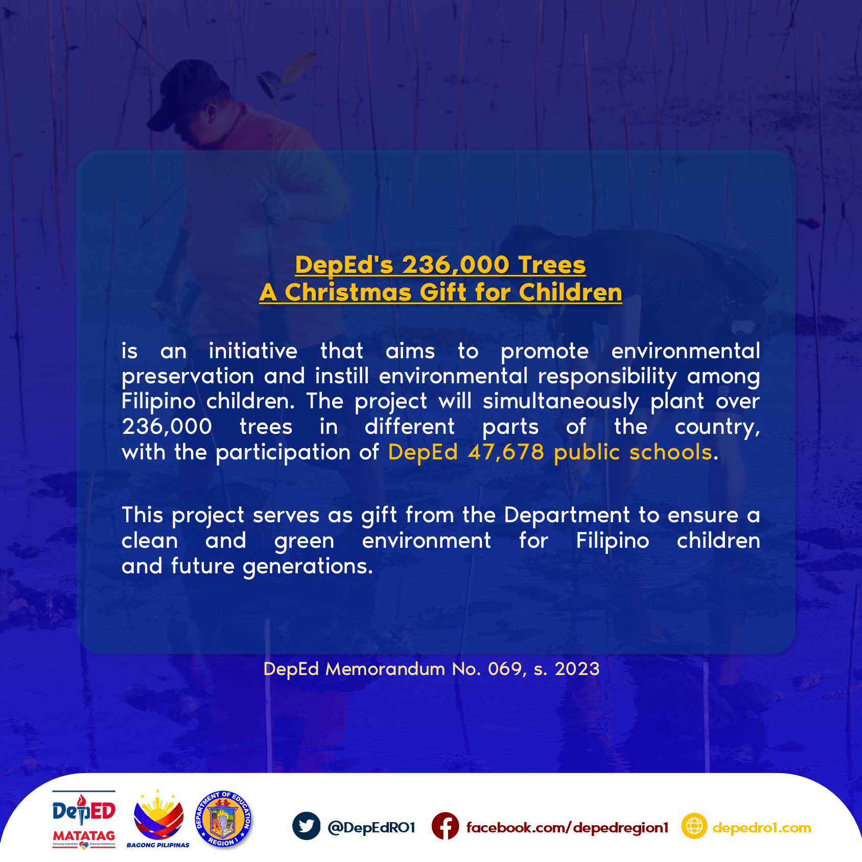 2_DepEd 236000 Trees | DepEd RO1
